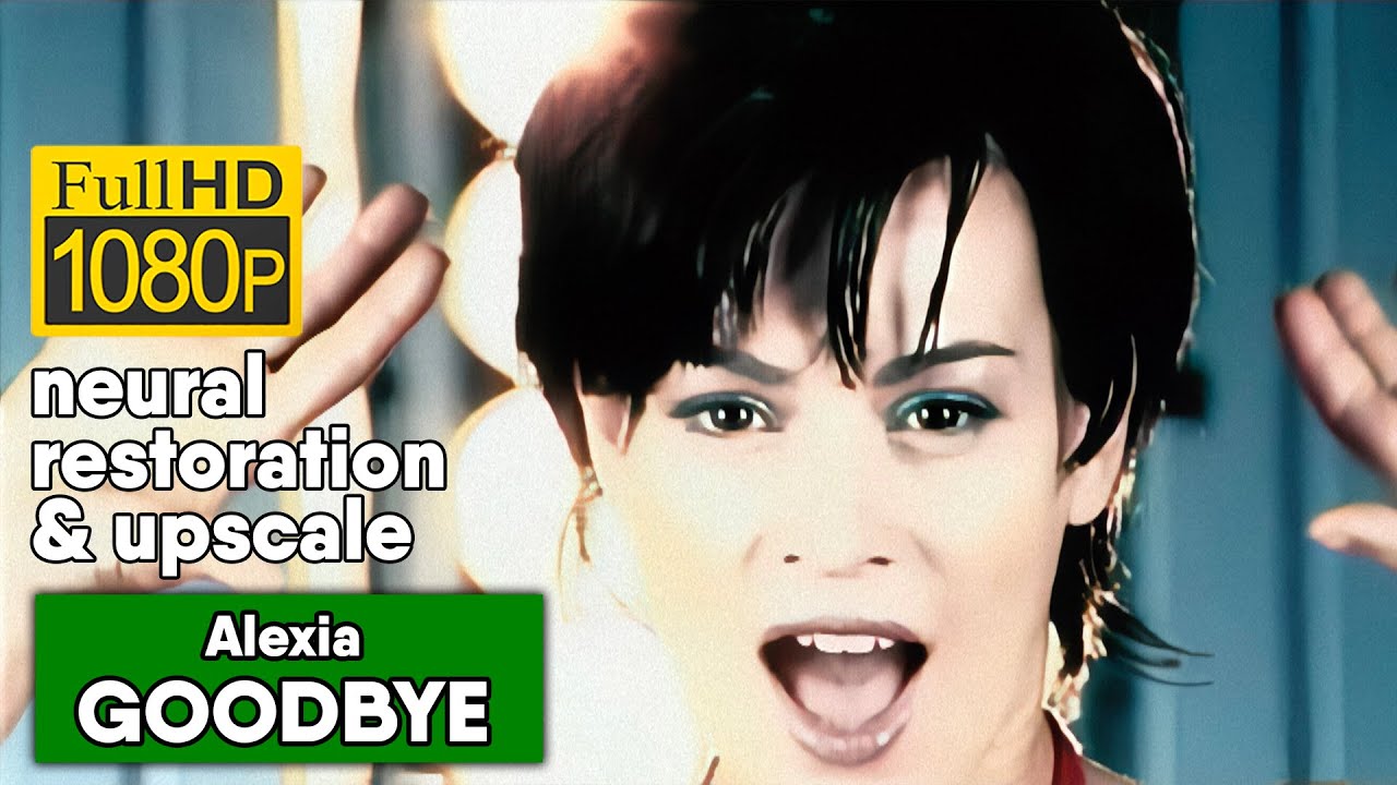 Alexia - Goodbye (1080/50 neural enhanced & upscale) - YouTube