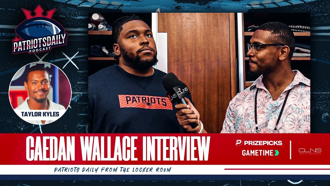 EXCLUSIVE INTERVIEW: Patriots OT Caedan Wallace - YouTube