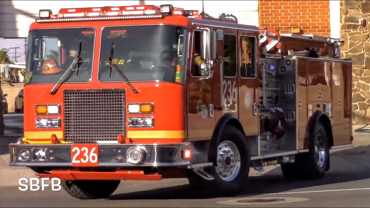 LACoFD NEW Engine 236 (w/ Airhorn) - YouTube
