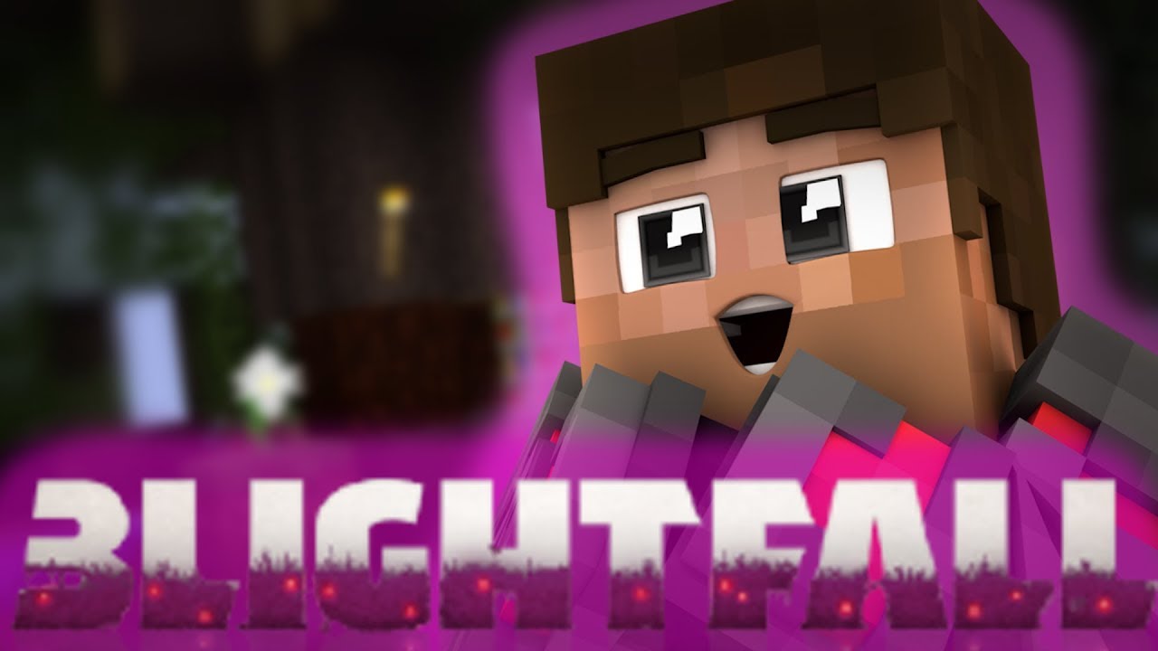 SECRET TREEHOUSE!?!? | Blightfall #12 (Minecraft Modded Survival ...