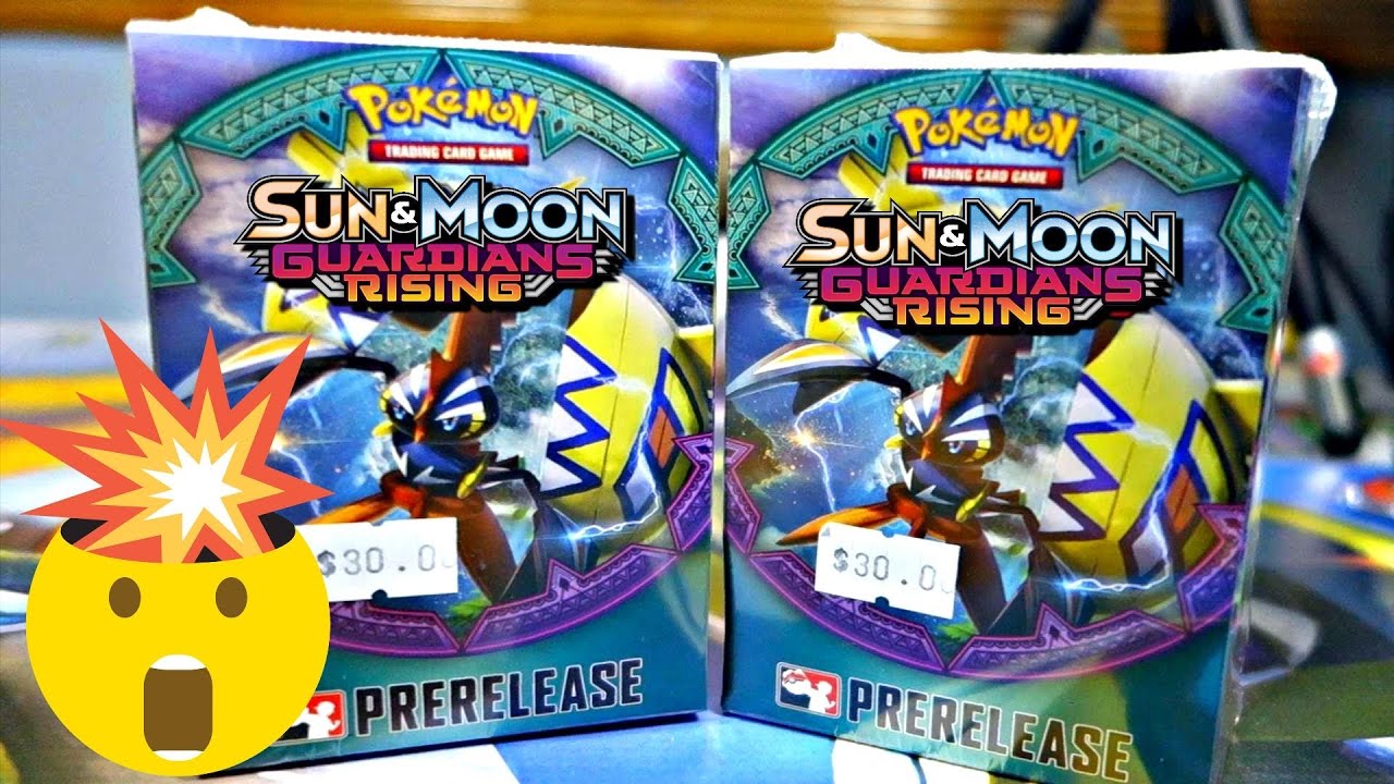 INCREDIBLE - Pokemon Guardians Rising TCG Prerelease Box Opening! - YouTube
