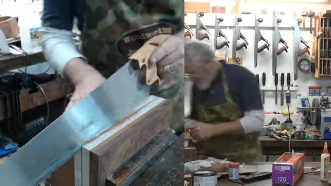 Cutting a Box Lid using a Hand Saw - YouTube