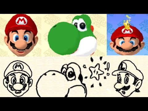 All Super Mario 64 DS Drawings - YouTube