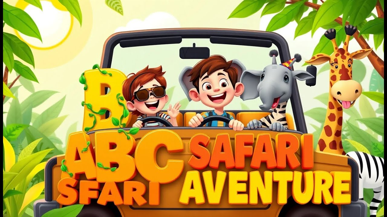 ABC Safari Adventure | Fun Alphabet Jungle Song for Kids | A to Z ...