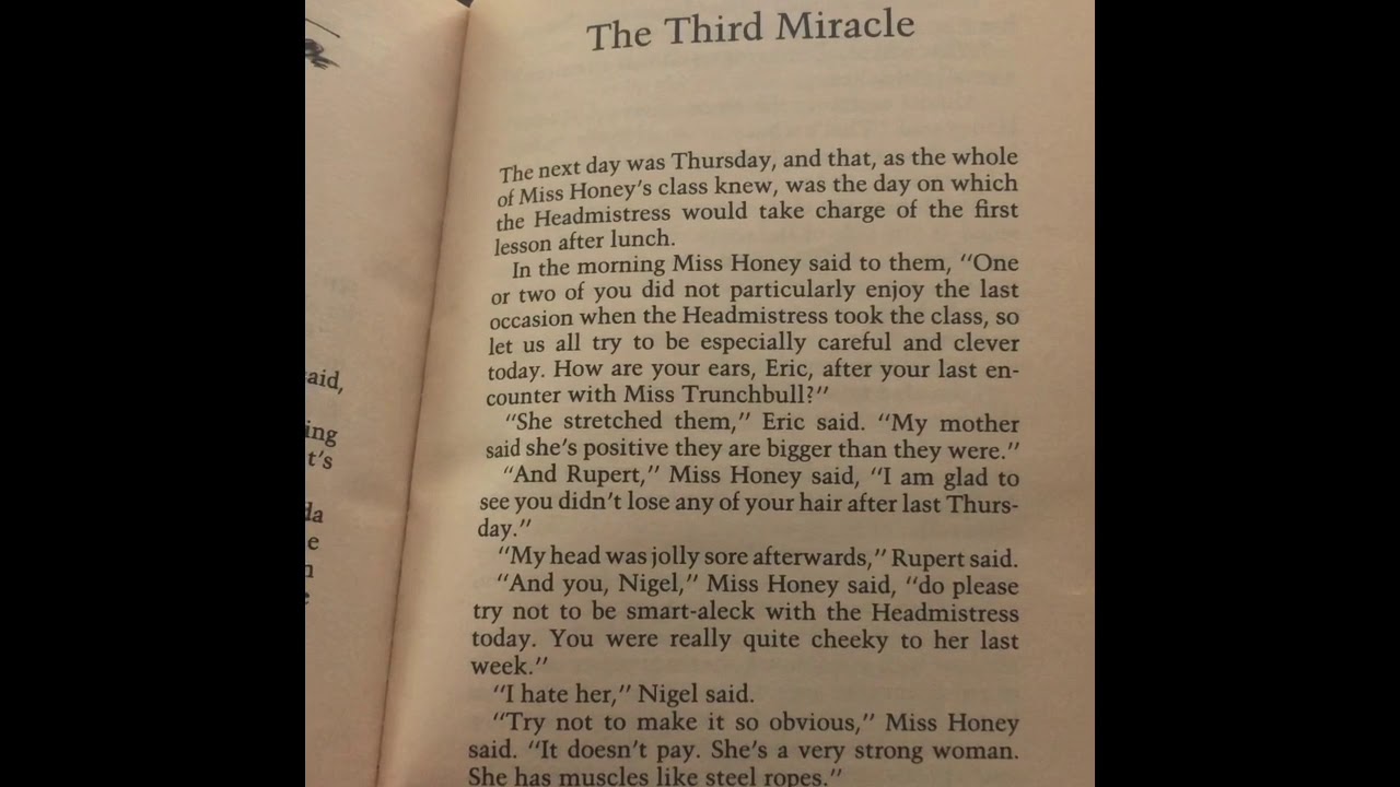 Matilda Chapter 20 - YouTube