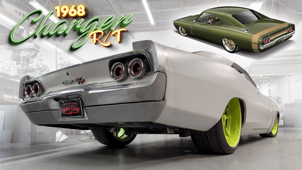 68 Dodge Charger R/T • Tucked Rear Bumper & Lower Valance - YouTube