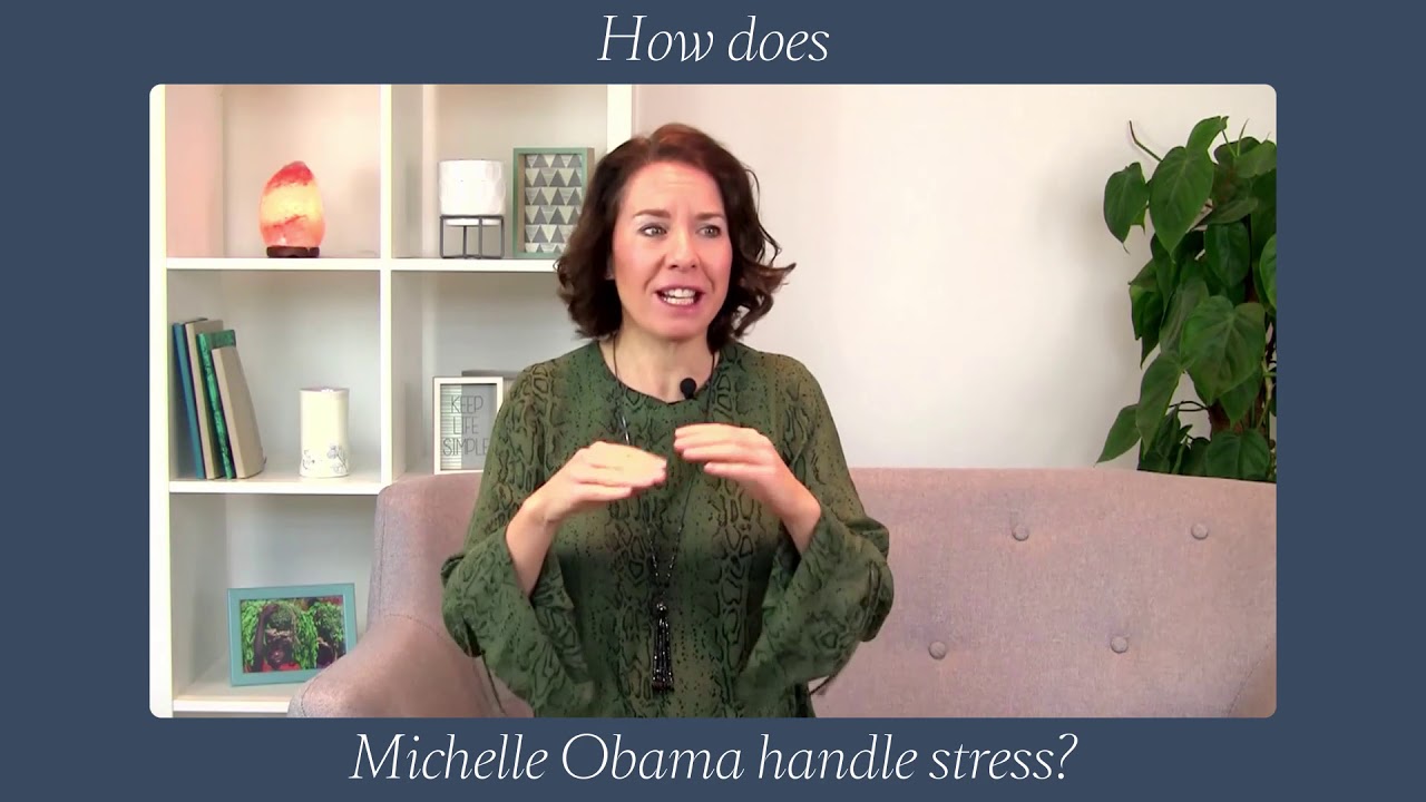 How does Michelle Obama handle stress? - YouTube