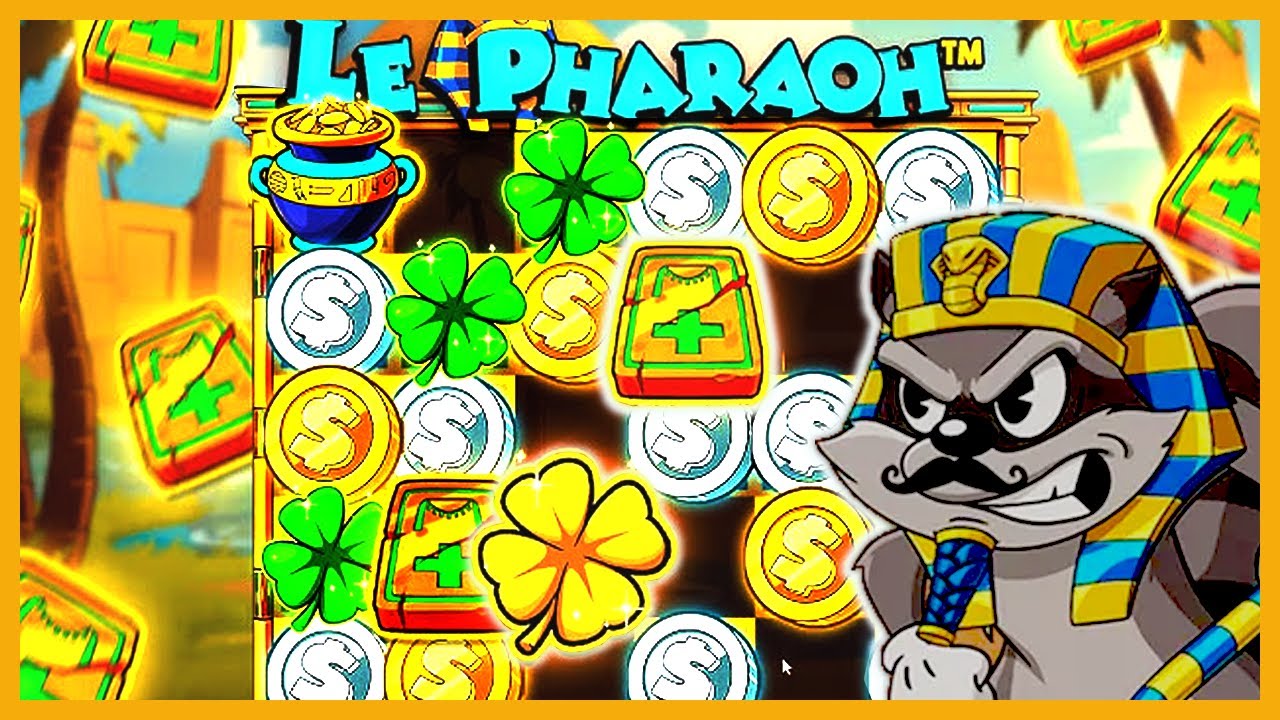 😁NEW LE PHARAOH SLOT IS INSANE... TWO GOLD COINS 25X IN ONE SESSION ...