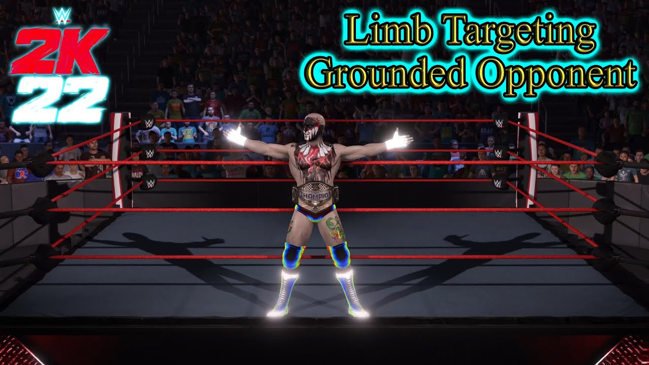 WWE 2K22 💠 Limb Targeting System On Grounded Opponents - YouTube