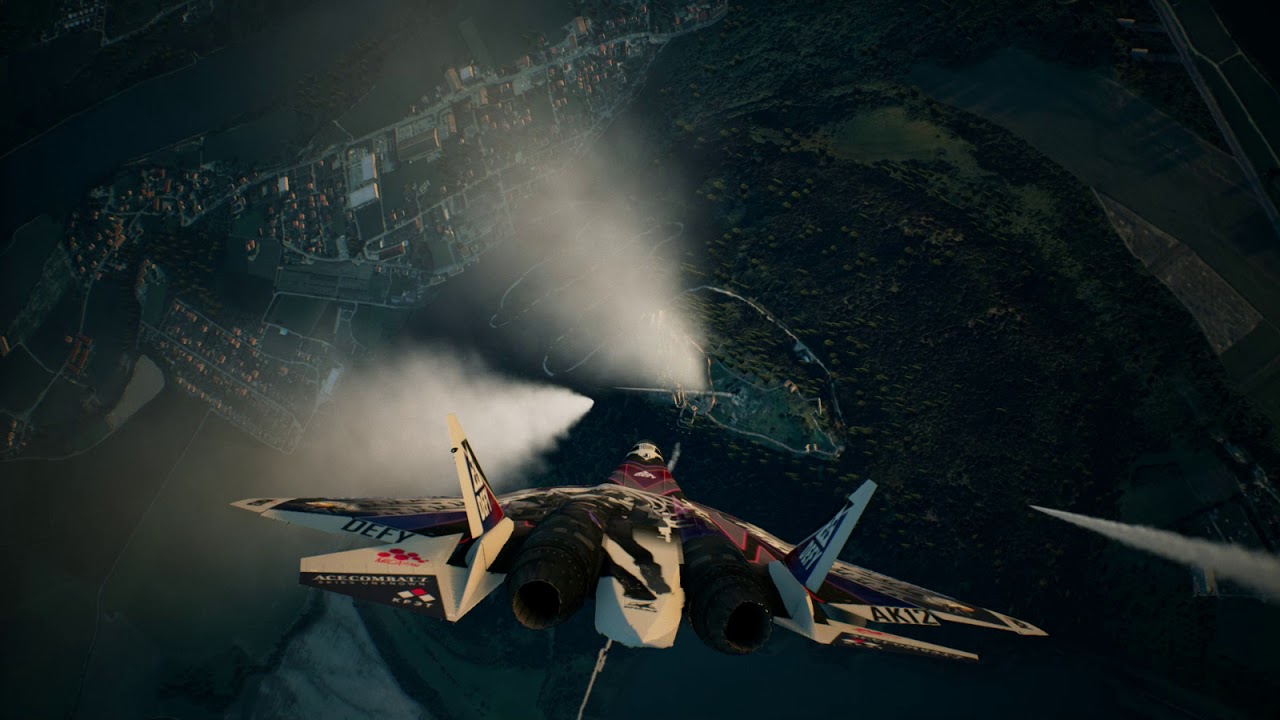 Ace Combat 7 Su57 - Mission 18 - Third Person View - YouTube
