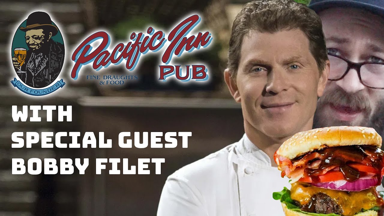 Pacific Inn Pub Burger - With Special Guest Chef Bobby Filet! - YouTube
