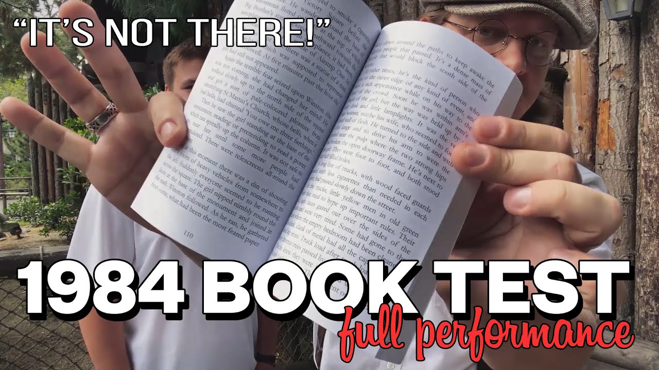 HE IMAGINED THE WORD | 1984 BOOK TEST by Josh Zandman - YouTube