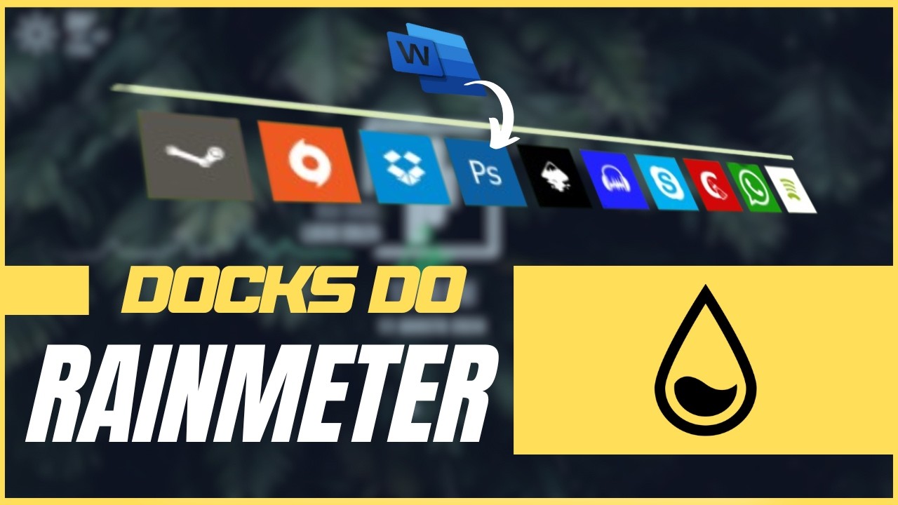 Como Mudar Dock's do Rainmeter - Personalize seu Desktop ao Máximo ...