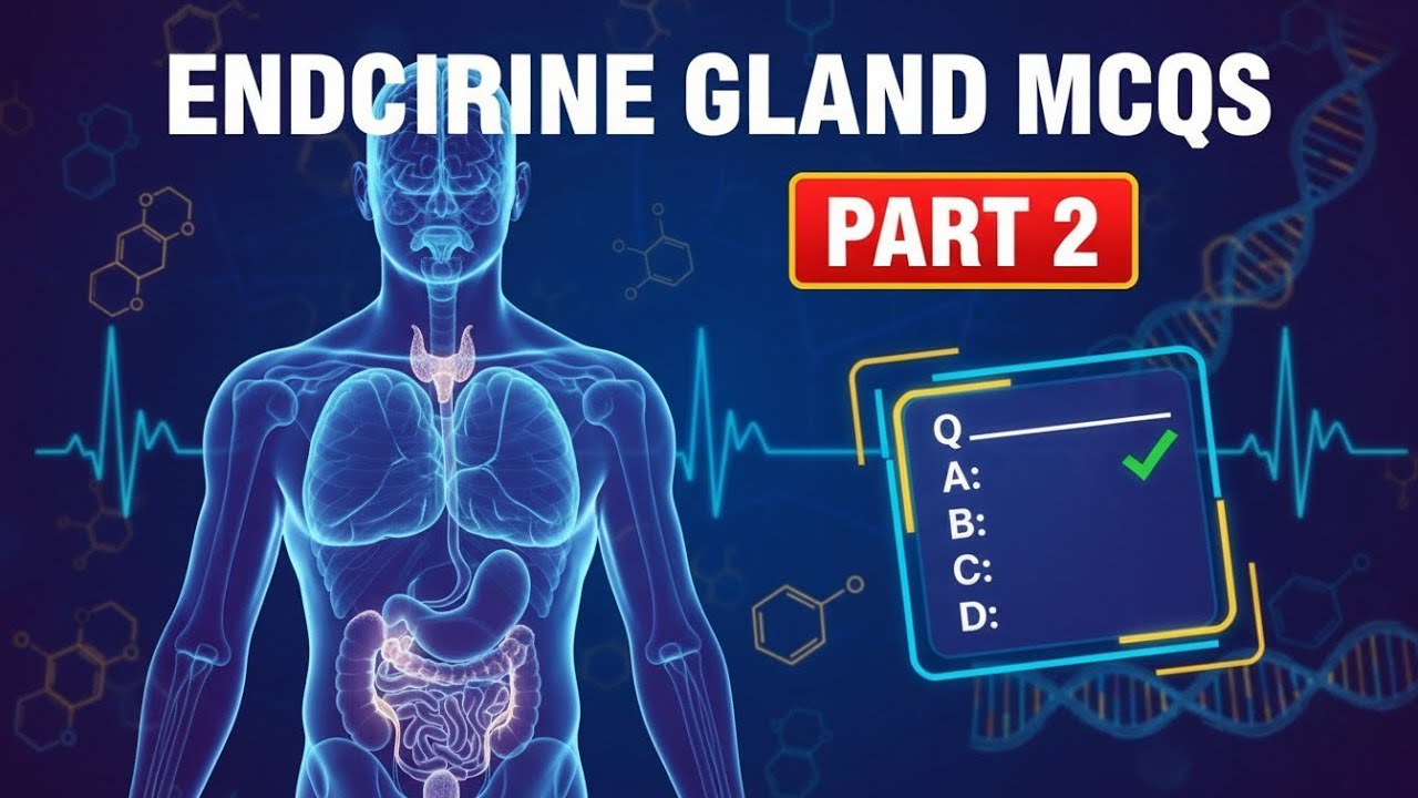 ENDOCRINE system Special MCQs | AIIMS Nursing officer exam by The ...