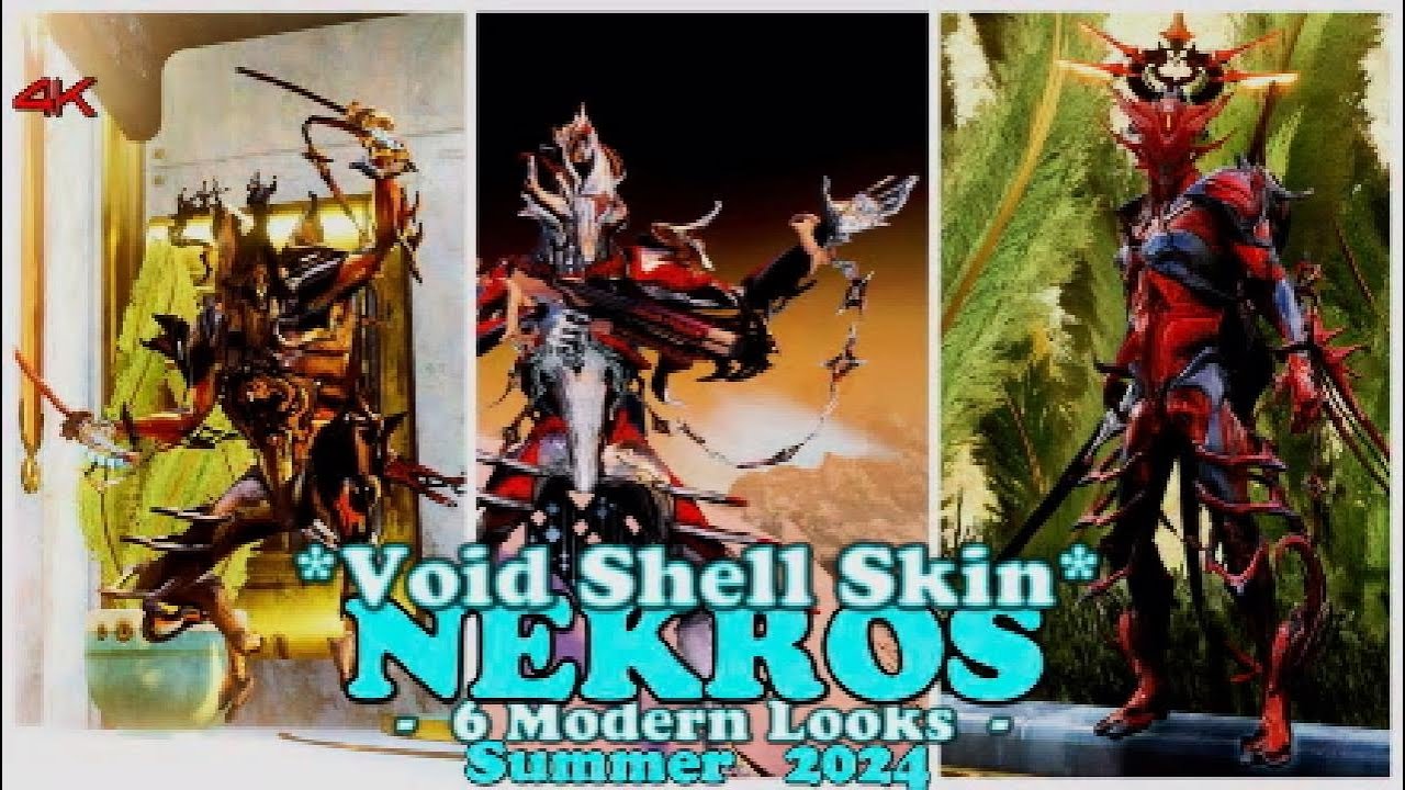 Nekros Voidshell Fashion frame Summer 2024 Warframe Art-Fashion - YouTube