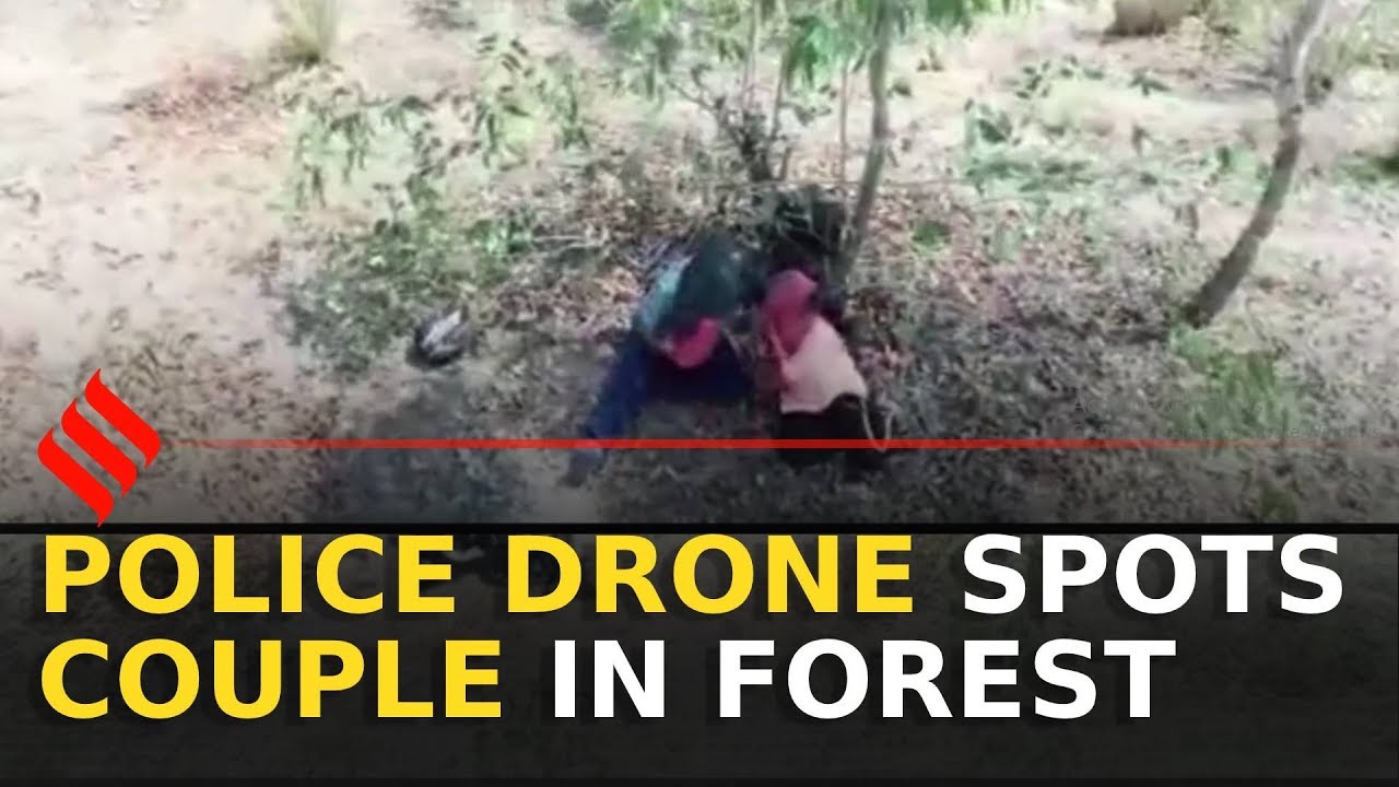 Police drone interrupts couple's romantic getaway | COVID-19 lockdown ...