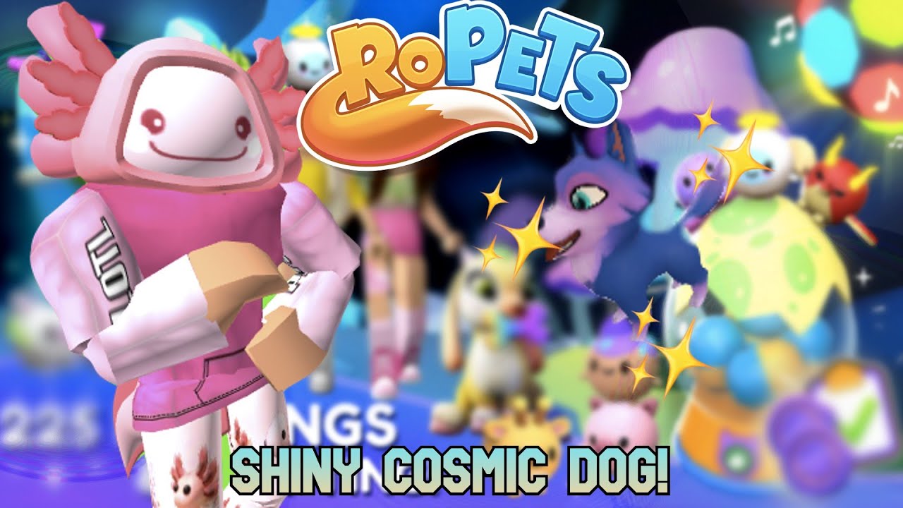 🌌 I MADE A SHINY COSMIC DOG! | ROPETS | ROBLOX - YouTube
