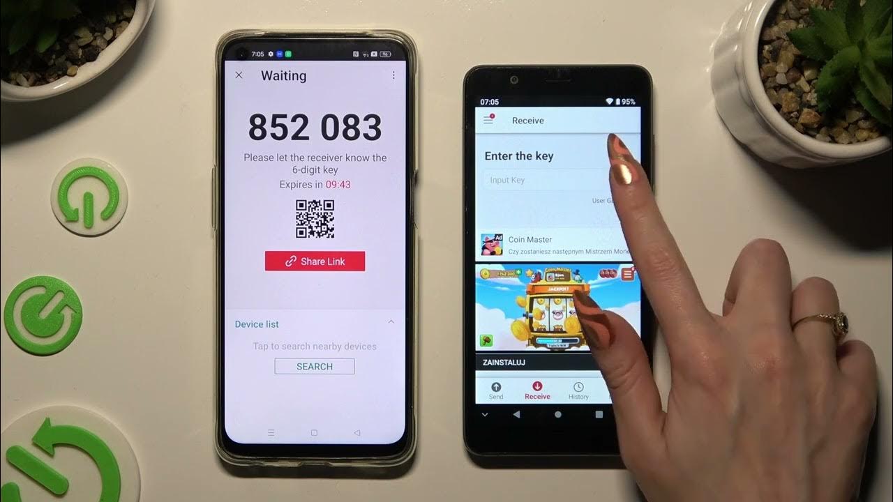 How to Transfer Files from Oppo Device to ZTE BLADE A32? Share Data Wirelessly! - YouTube