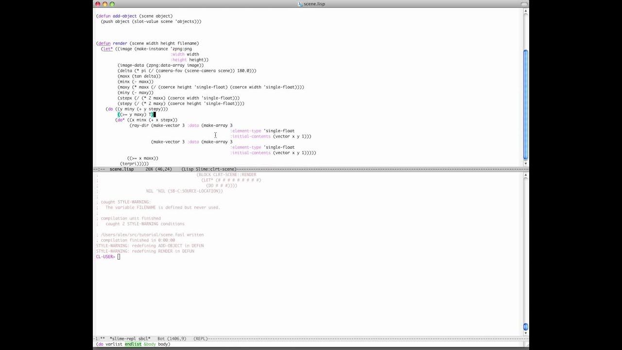 Writing a Raytracer in Common Lisp - Part 2.1.0 - YouTube