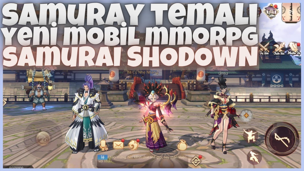 YENİ MOBİL MMORPG OYUNU Samurai Shodown The Legend of Samurai Gameplay ...