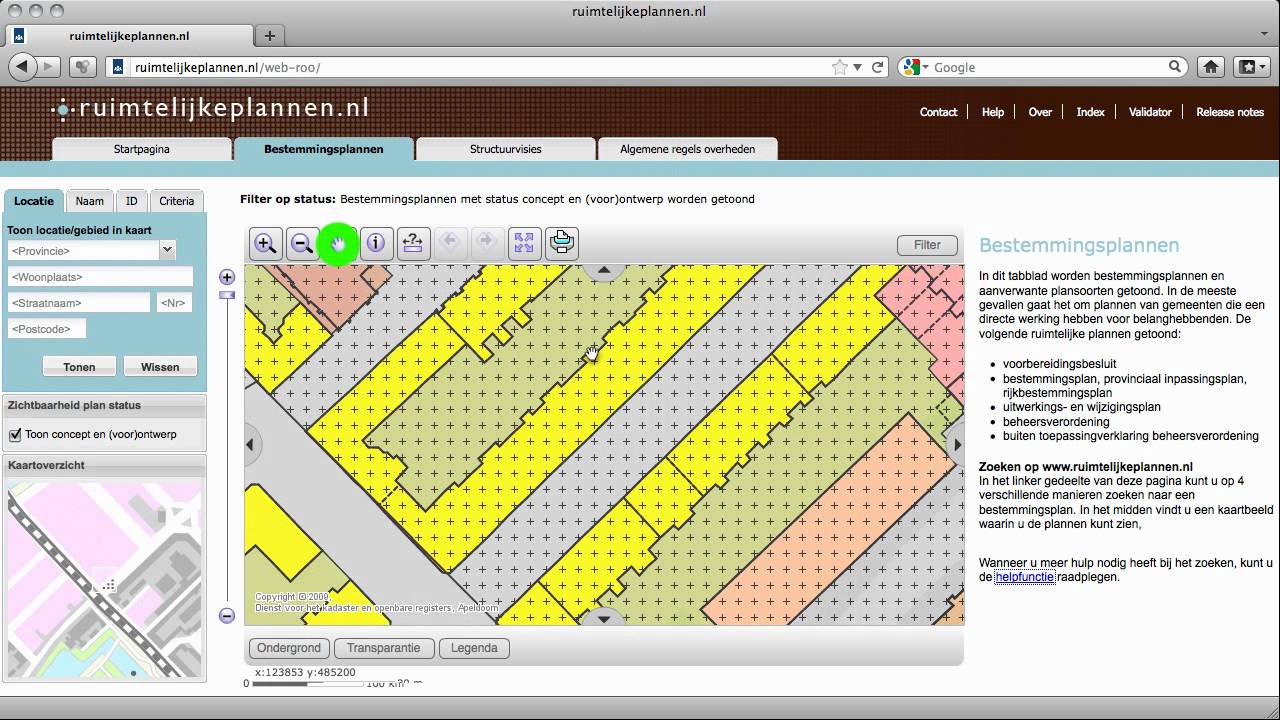 Instructie Bestemmingsplan - digitaal inzien ruimtelijkeplannen - YouTube