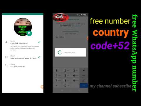Free WhatsApp number App pingme unlimited WhatsApp number code+52 Mexico country 👌💖Dat May 6 2022