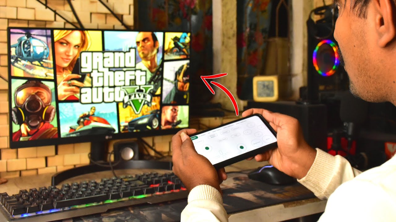 I Convert Mobile To GTA 5 Controller (Gamepad) 😱 - YouTube