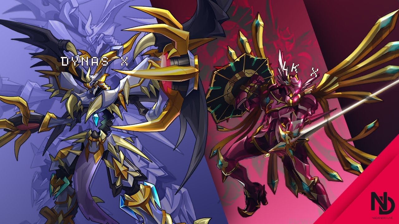 LADMO: REVIEW DYNASMON X / LORDKNIGHTMON X !!! | DIGIMON MASTERS ONLINE ...