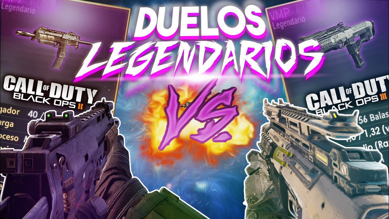 VMP (BO3) VS MP7 (BO2) - DUELOS LEGENDARIOS T2 - CALL OF DUTY - YouTube