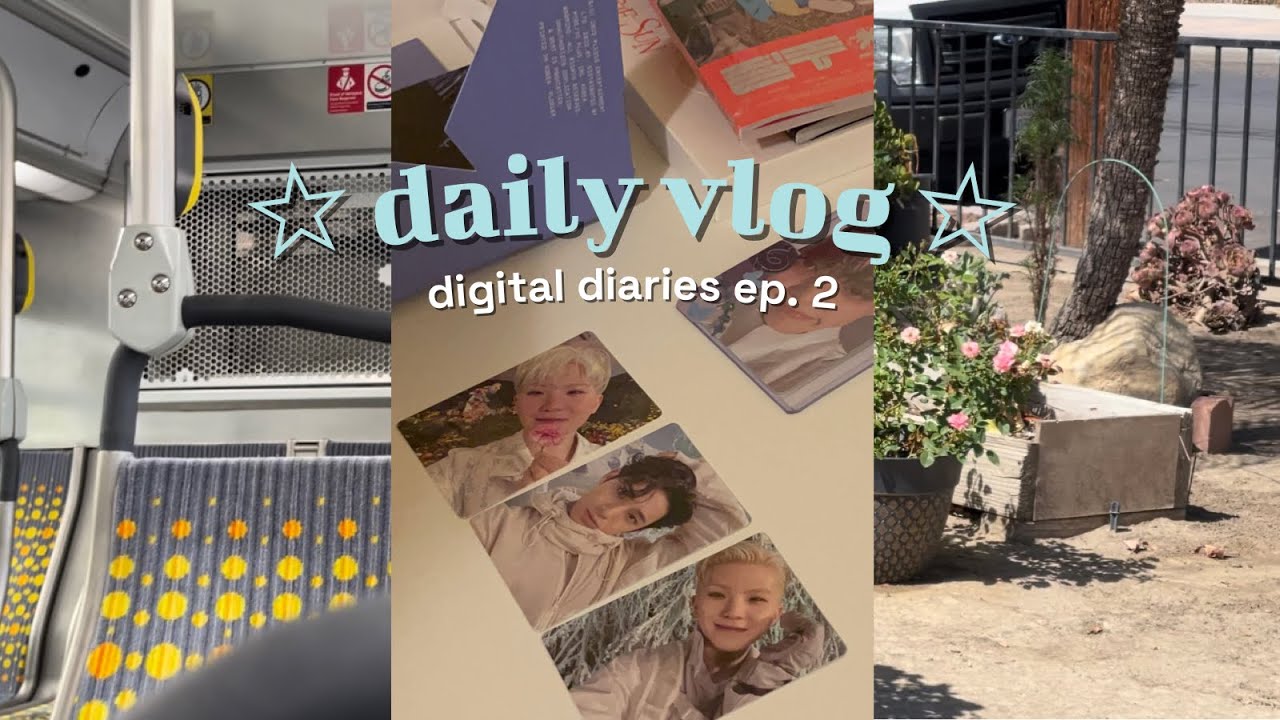 digital diaries ep. 2 📎 daily vlog, college, shopping, unboxing Kpop ...