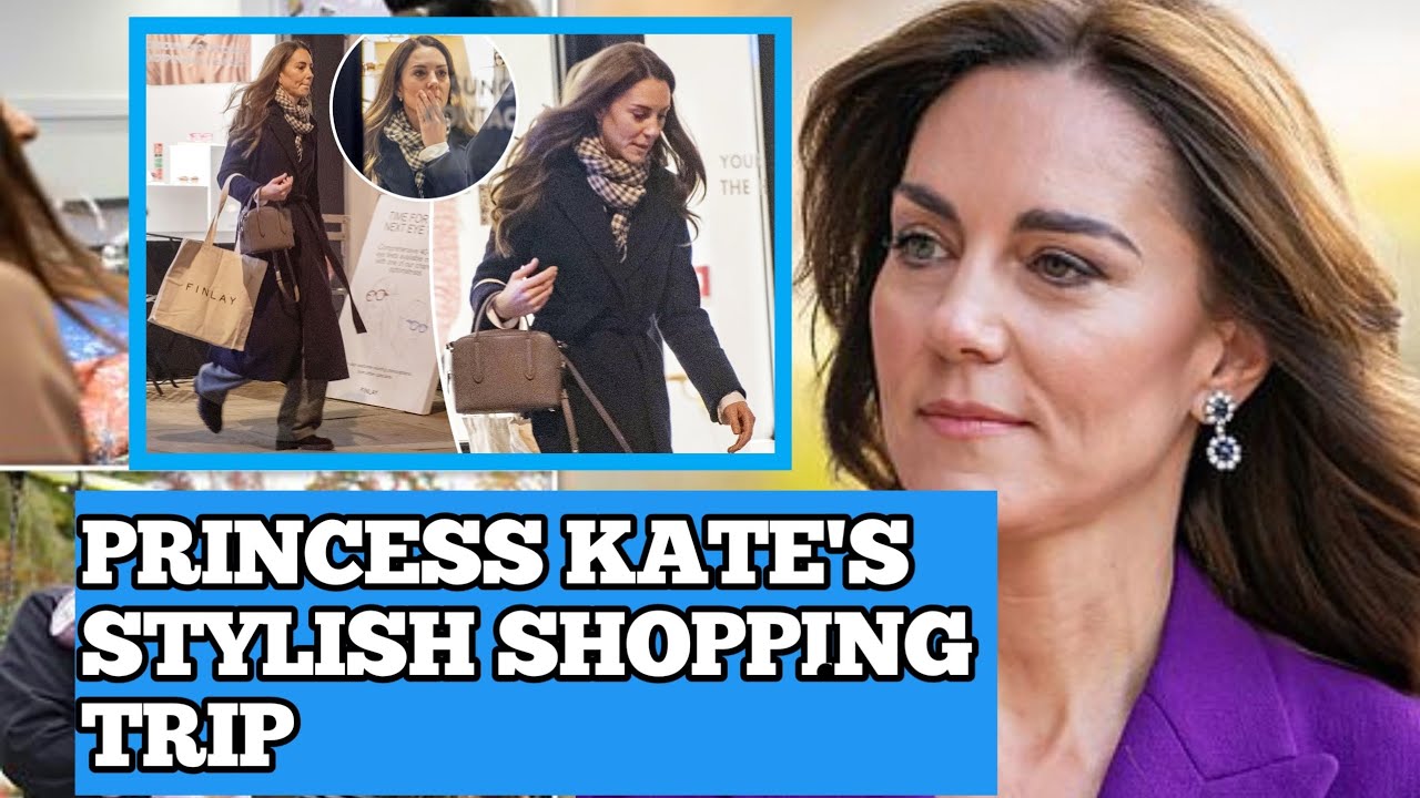 "Princess Kate steps out in style for a rare shopping trip" - YouTube