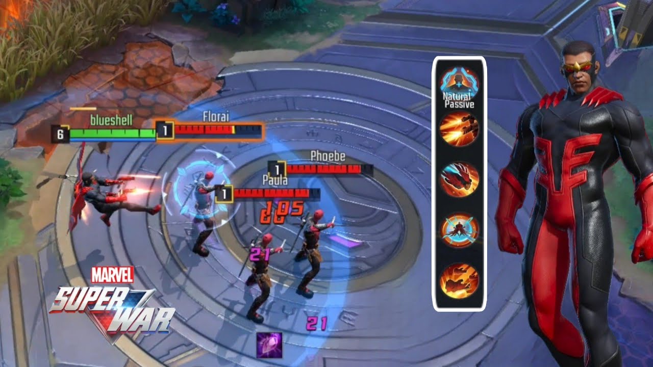 Hero Ability Showcase : Falcon | Marvel Super War - YouTube