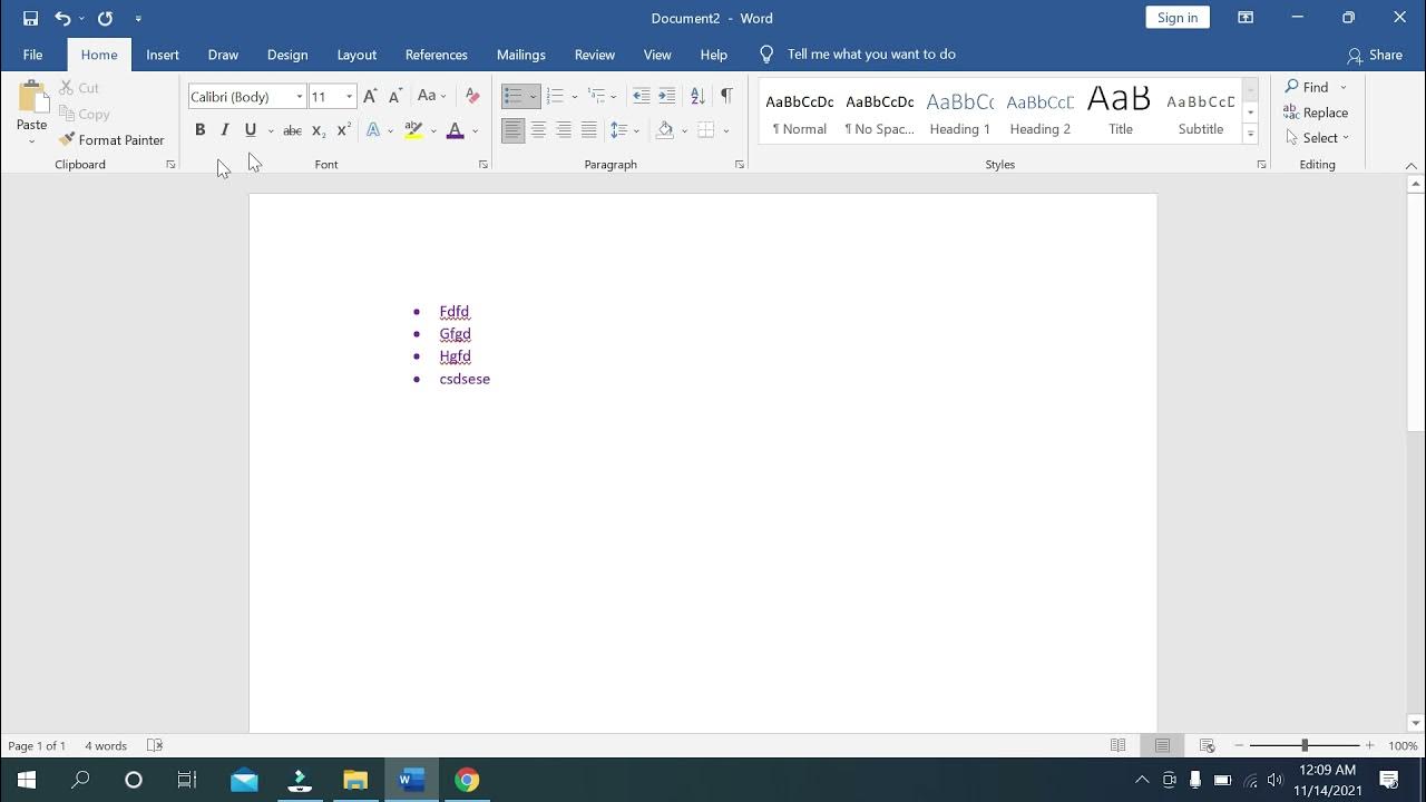 How to Create Bulleted Lists in Microsoft Word - YouTube