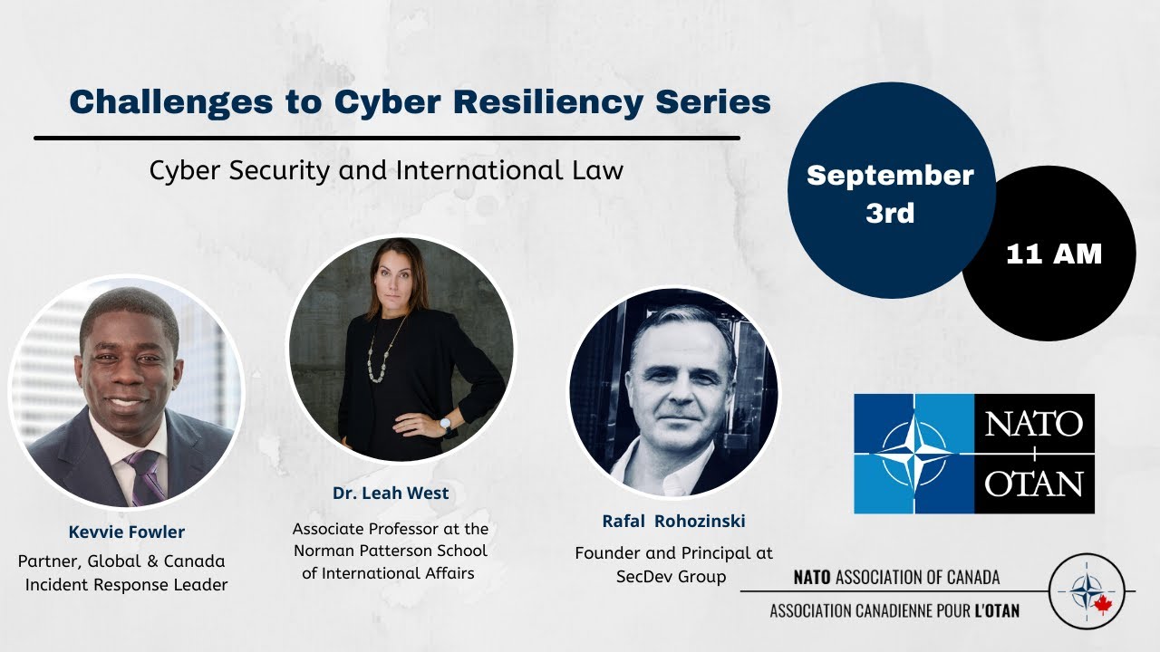 Cyber Security and International Law - YouTube