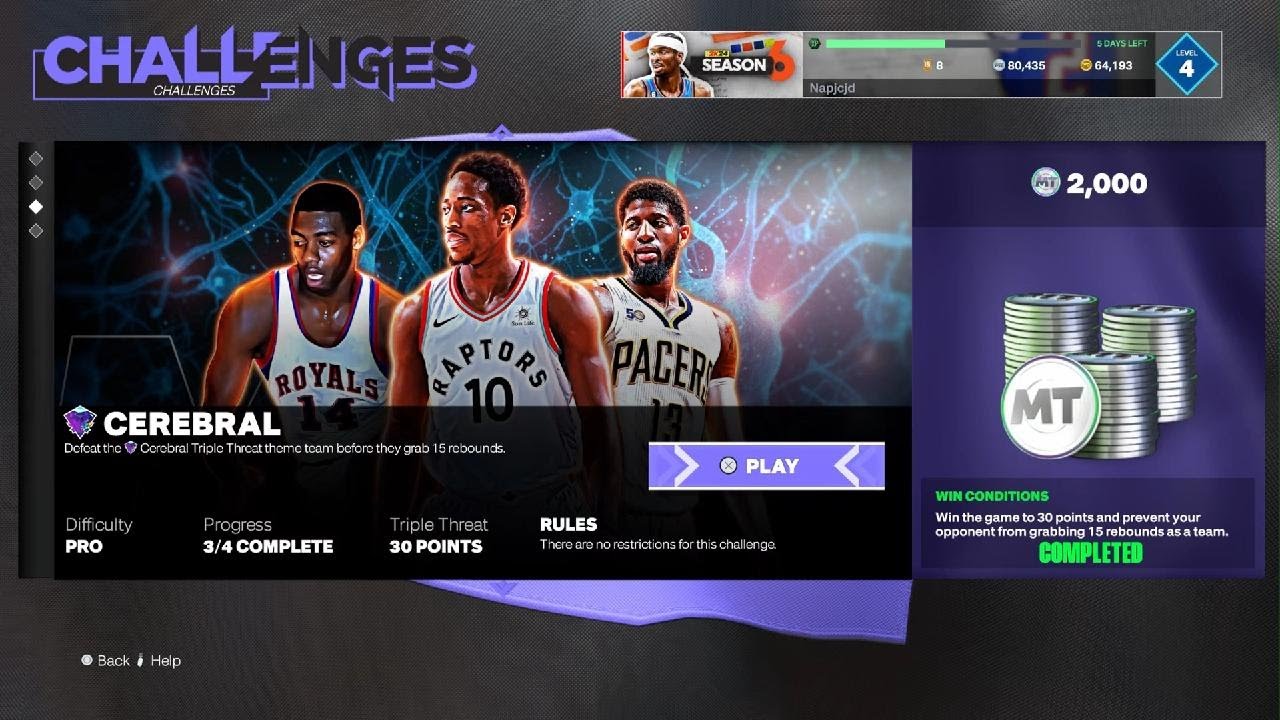 NBA 2K24 Dark Matter Cerebral MyTEAM Spotlight Challenge - YouTube