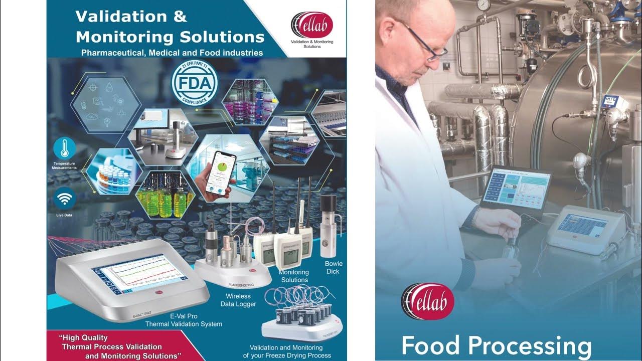 Ellab Thermal Validation Solutions for pharmaceutical / Food Industry - YouTube