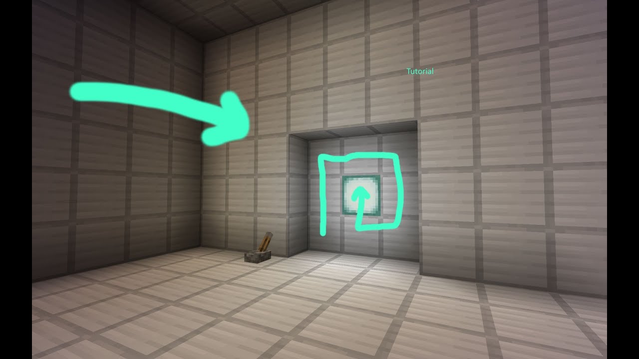 Minecraft Tutorial 3x3 Spiral door (PE/Xbox/PS5/Windows10/Switch) - YouTube