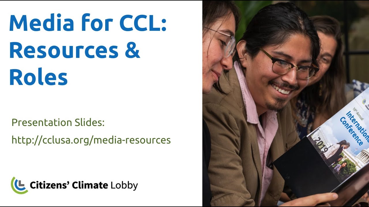 CCL Training: Media for CCL: Resources & Roles - YouTube