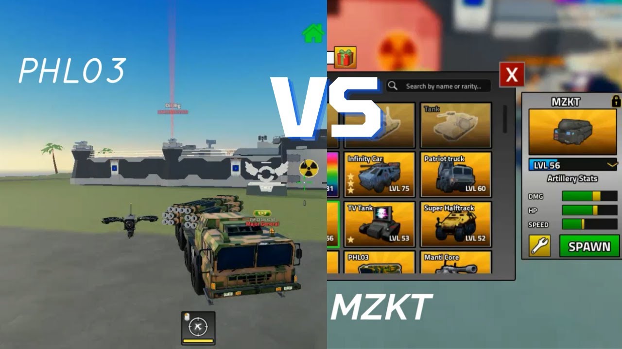 MZKT VS PHL03 IN MILITARY TYCOON ROBLOX - YouTube