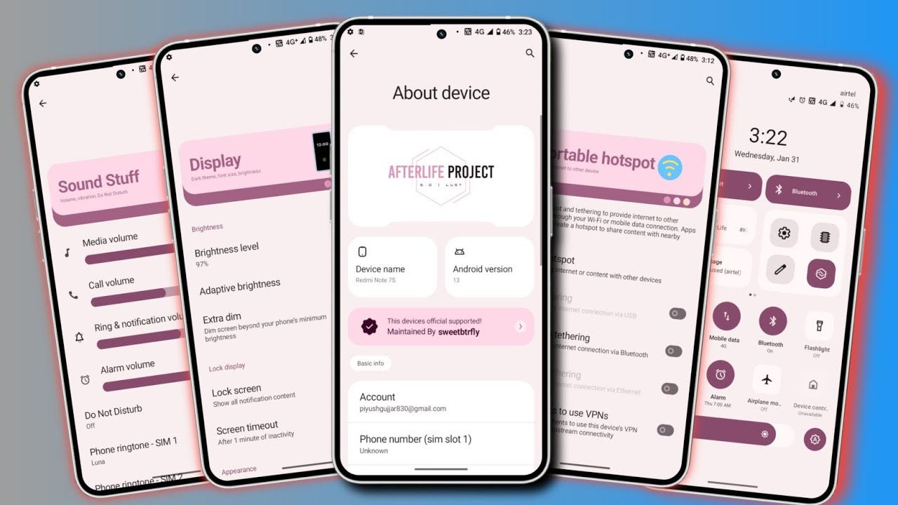 Afterlife Custom Rom Review For Redmi Note 7 / 7S - YouTube