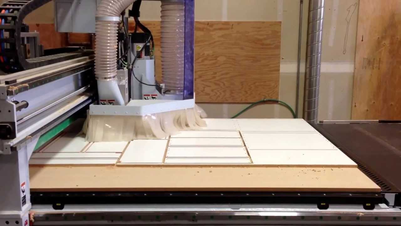 Weeke Vantech CNC Router - YouTube