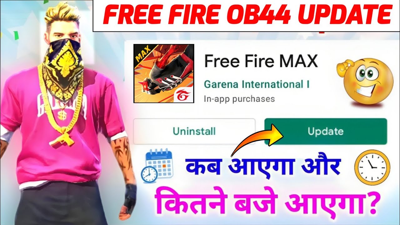 OB44 Update Kitna Baje Aayega | Free Fire New Update 2024 | FF OB44 ...