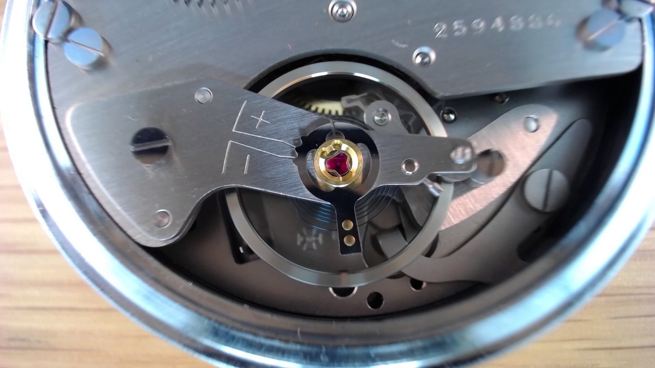 1970s Omega 1/100 Stopwatch 8300 Calibre Balance Wheel - YouTube