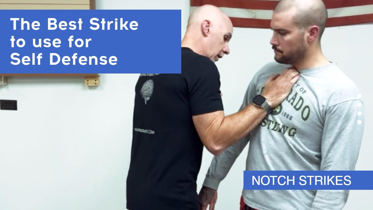 How to use the BEST STRIKE for Self-Defense [the notch strike!] - YouTube