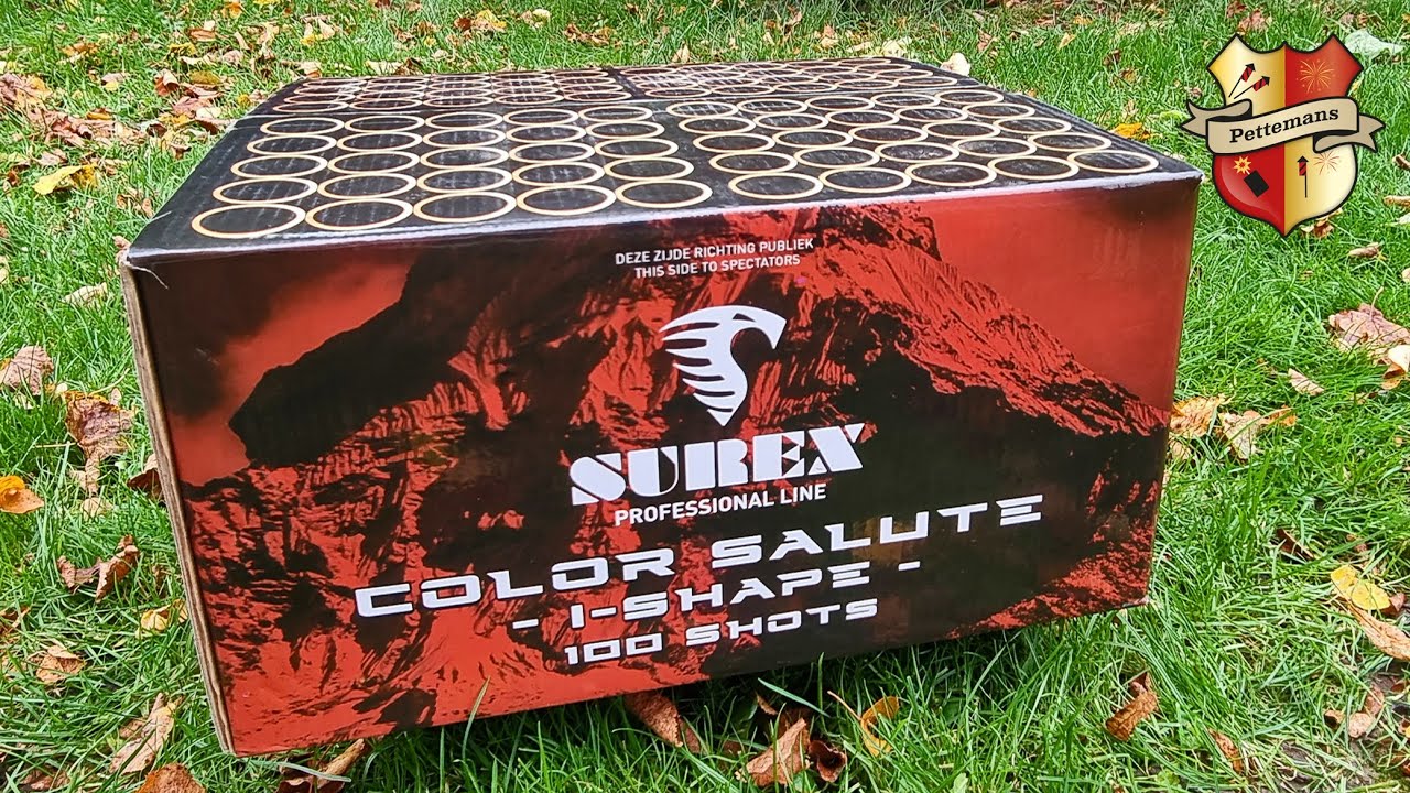 Color Salute - Surex Professional Line Compound 100sh Vuurwerk - YouTube