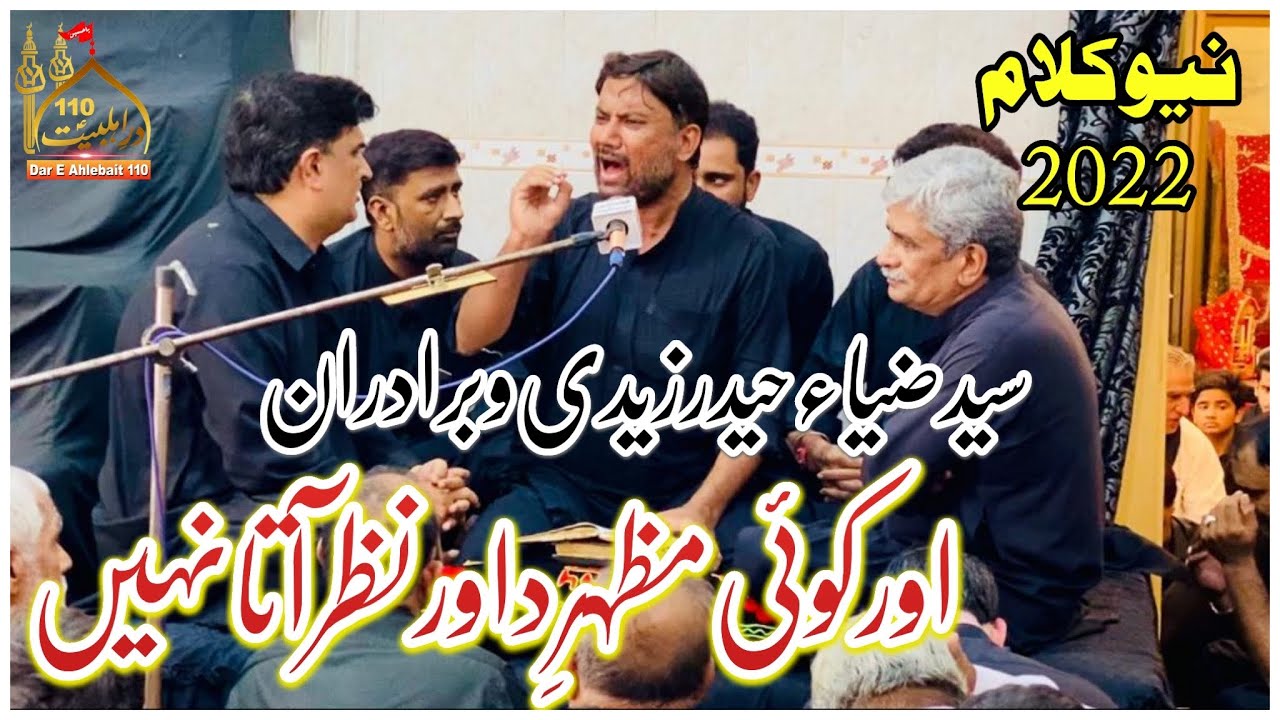 Zia Haider Zaidi & Brothers | Or Koi Mazhar E Dawar Nazar Ata Nahi ...