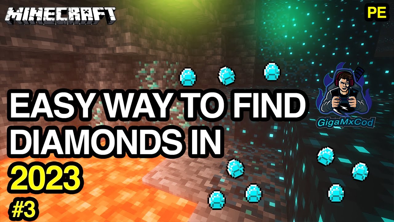 MINECRAFT: Easy Way to Find Diamonds in 2023 | Most Diamonds Ever Found ...