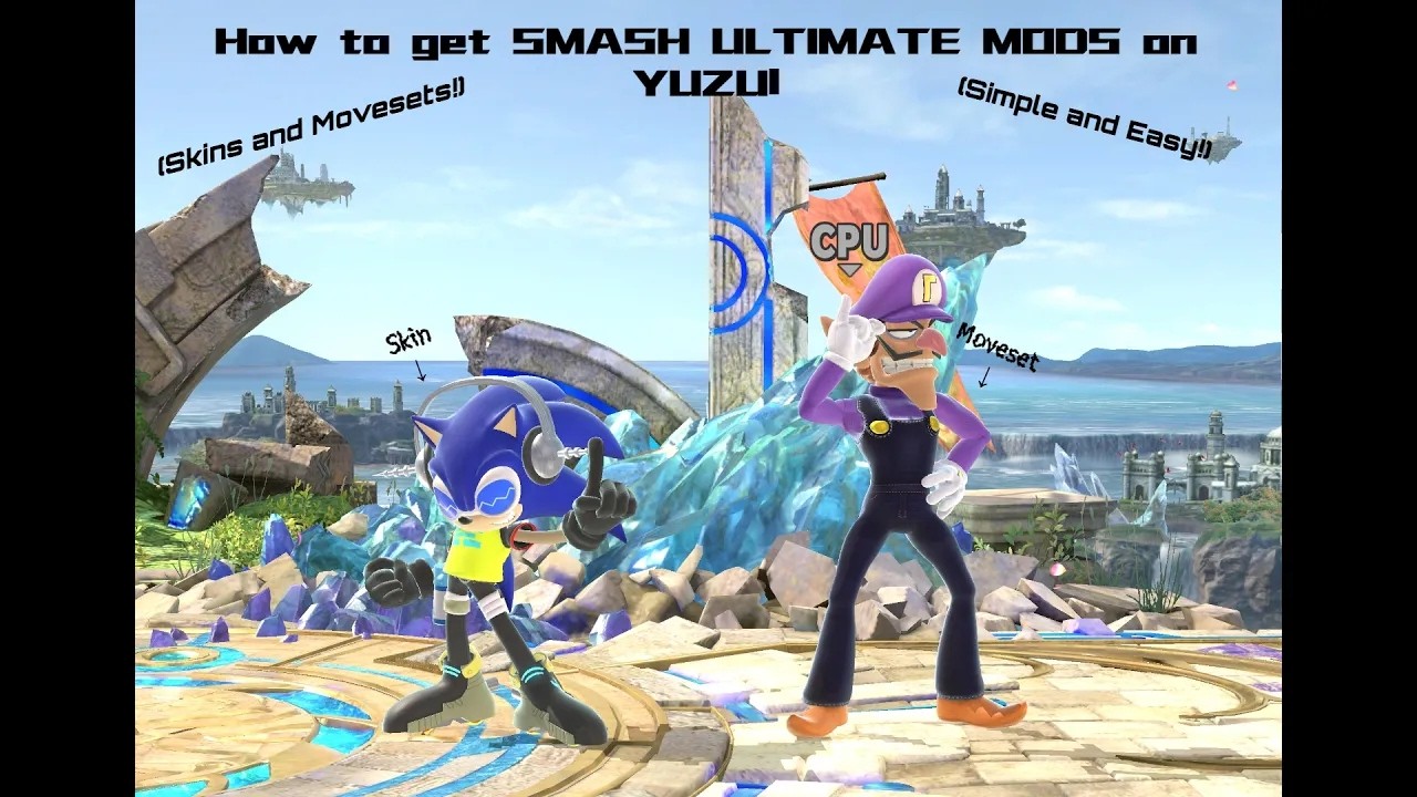 How to get SMASH ULTIMATE MODS on YUZU EMULATOR! (SKINS AND MOVESETS ...