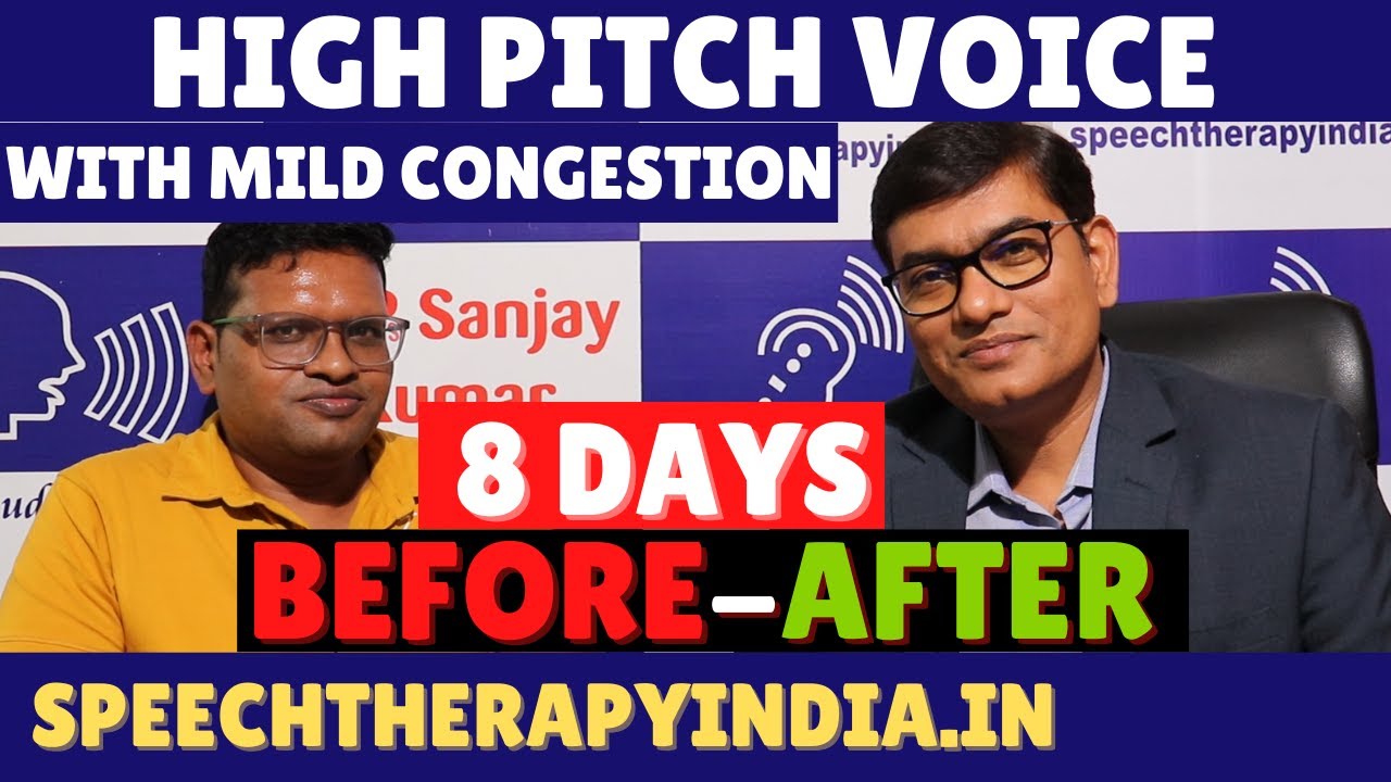 High-Pitch Voice With Mild Congestion of Vocal Cords |8 Days Voice ...