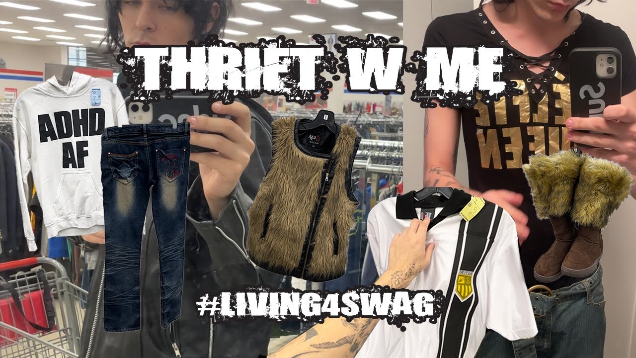 (BOY) THRIFT FOR FALL swag, emo, sleaze - "#living4swag" Episode 01 ...